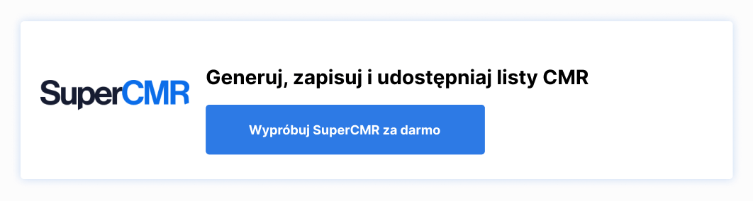 Kto wydaje dokument CMR? - SuperCMR